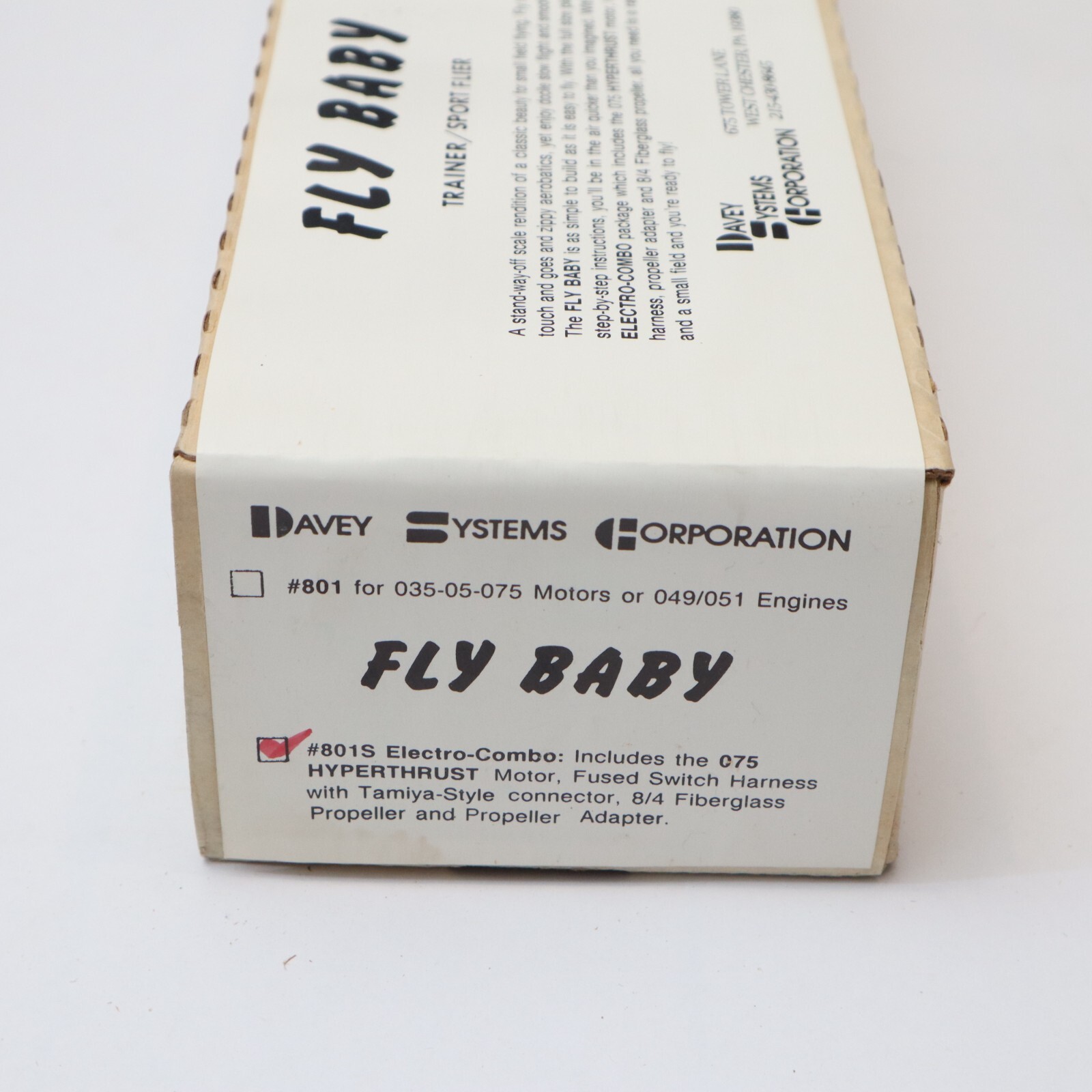 Balsa USA Fly Baby #801 Electro Combo Trainer Sport Flier 40" Wing Span ...