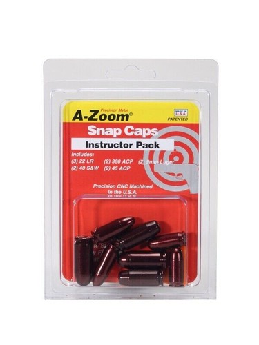 A-ZOOM Action Proving Dummy Round, Snap Cap NRA Instructor Variety Pack ...