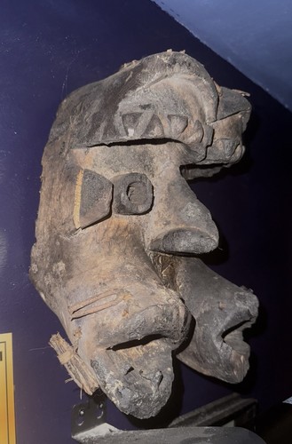 African Zoomorphic 2- Faced Demon Kran Culture Mask -Museum Fire ...