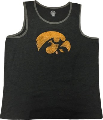 Iowa Hawkeyes Men's Gray Tank Top X-Large | eBay