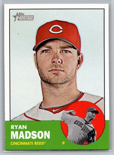 Ryan Madson 2012 Topps Heritage BASEBALL #341 Cincinnati Reds | eBay