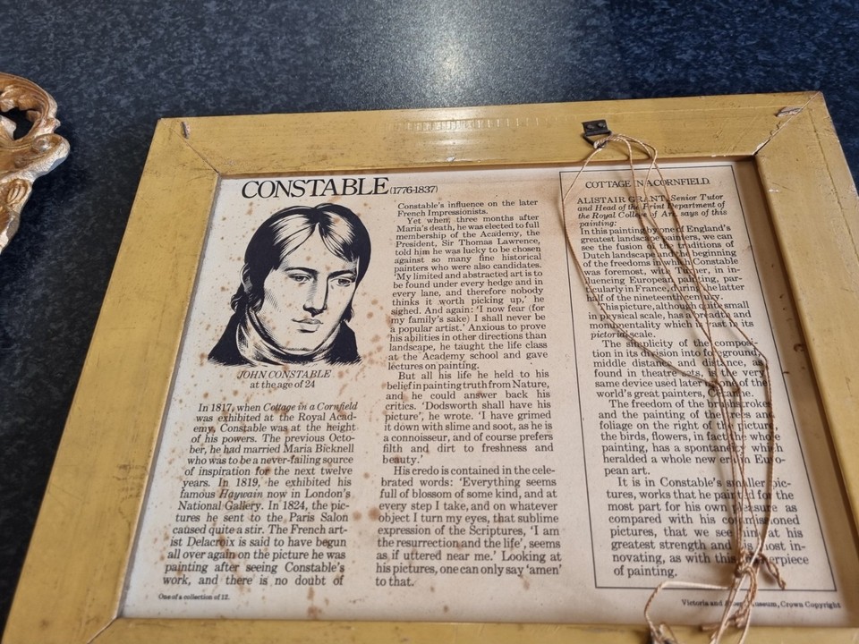 John Constable Art Postcard, Cottage in a Cornfield, Unposted | eBay UK