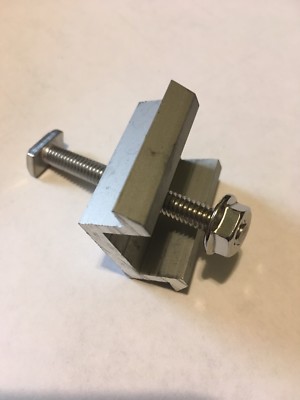 Lot of 4 UniRac 302101C Solar Mount Mid Clamps ABC 1.30"-1.42" Clear ...