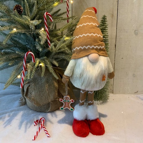 Gingerbread Man Inspired Gonk Santa Christmas Decoration Gisela Graham ...