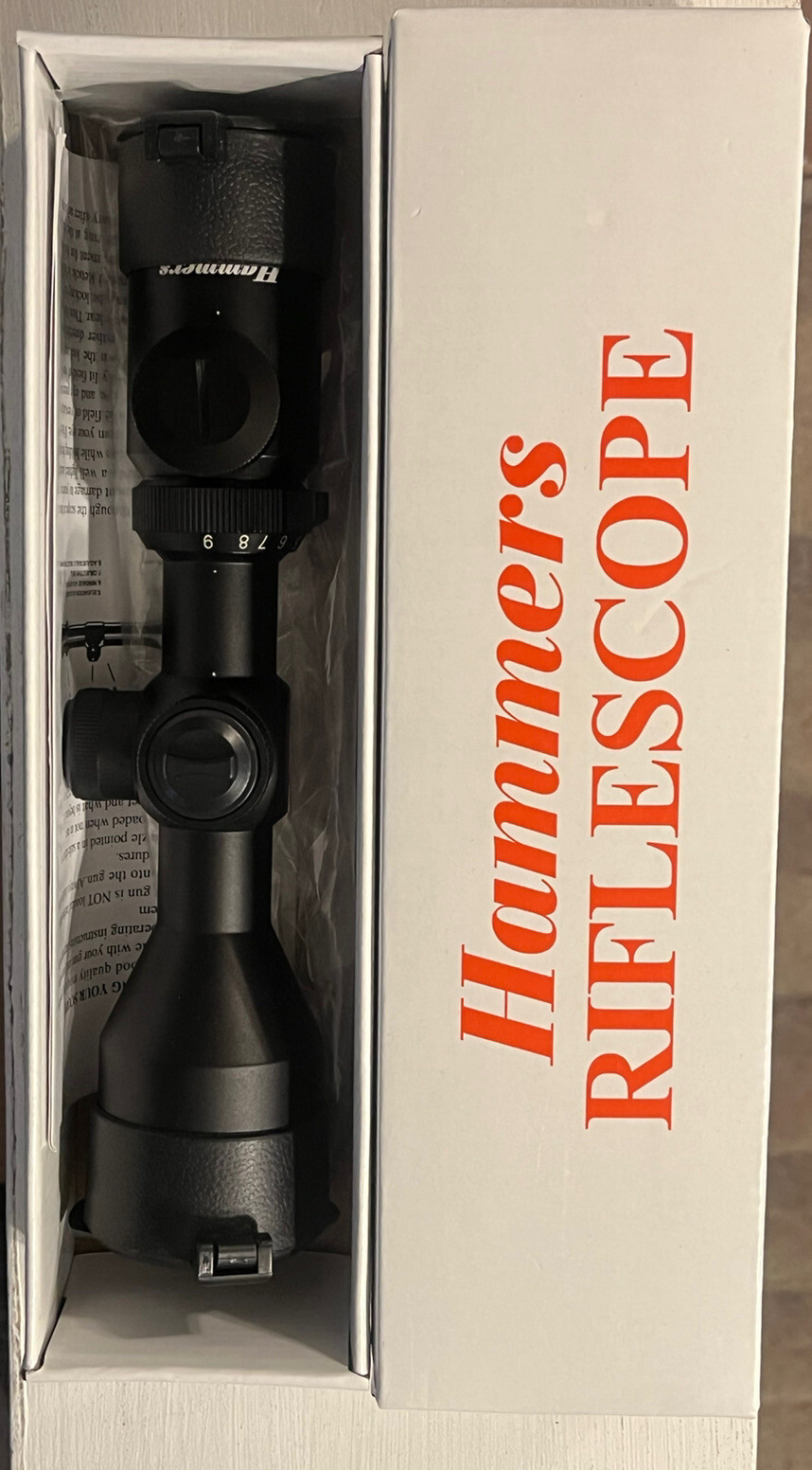 Hammers 3-9X42mm Illuminated Mil-Dot Reticle Compact Rifle Scope W/Box ...