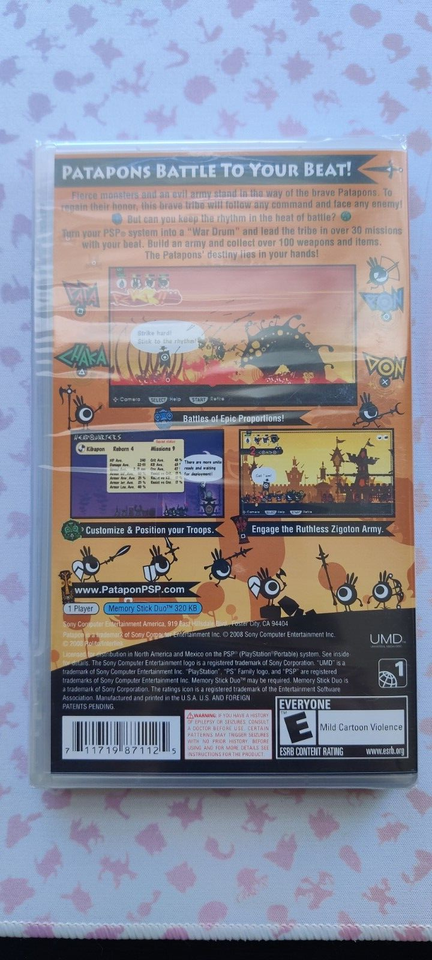 Patapon PSP (Sony PSP, 2008) GREATEST HITS Version - New/Sealed NIB ...