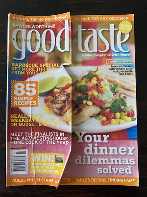 Australian Good Taste Magazine November 2005 | eBay