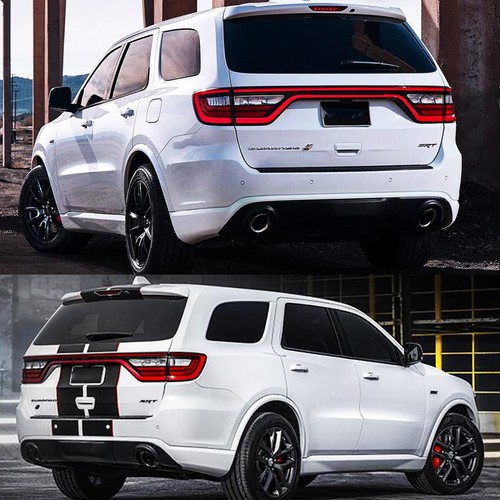 Rock Style Rear Diffuser Shark Fins Lip Cover For Dodge Durango SRT R/T ...