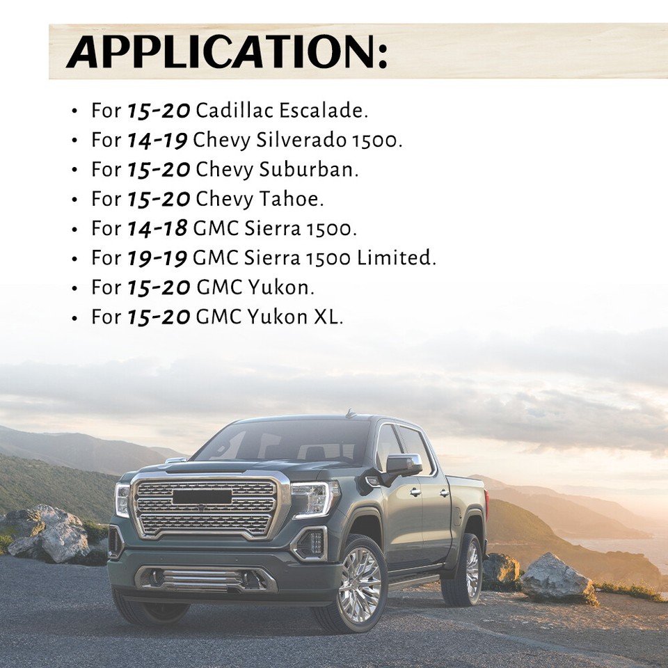 Pair Front Shock Struts Assys MagneRide Fit Escalade Tahoe Yukon Denali ...