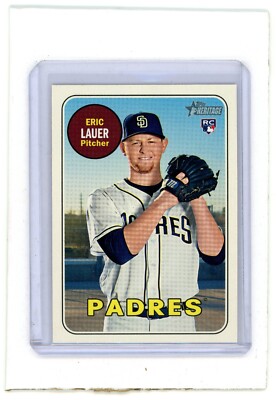 2018 Topps Heritage #685 Eric Lauer Rookie Card San Diego Padres RC | eBay