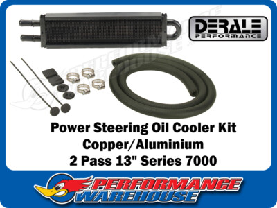Derale 13 Inch Copper/Aluminium Power Steering Oil Cooler Kit 13200 ...