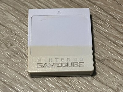 Nintendo Gamecube Memory Card Original OEM DOL-008 Authentic Official ...