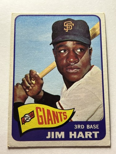 1965 Topps Baseball Card Jim Hart #395 Giants P241 | eBay