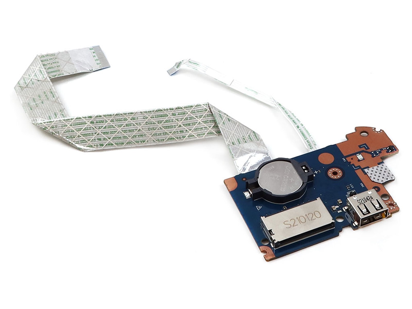 DELL INSPIRON 5593 5594 VOSTRO 3500 USB SD CARD READER I/O BOARD W ...