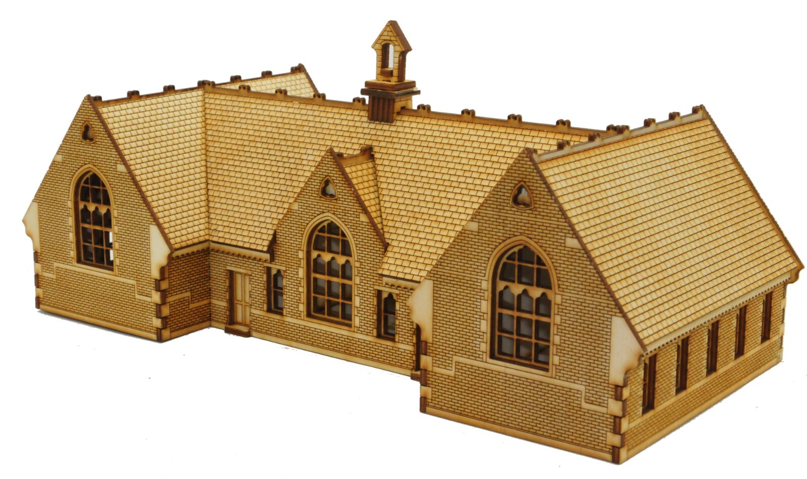 SC001 School Building OO Gauge Laser Cut Kit | eBay UK