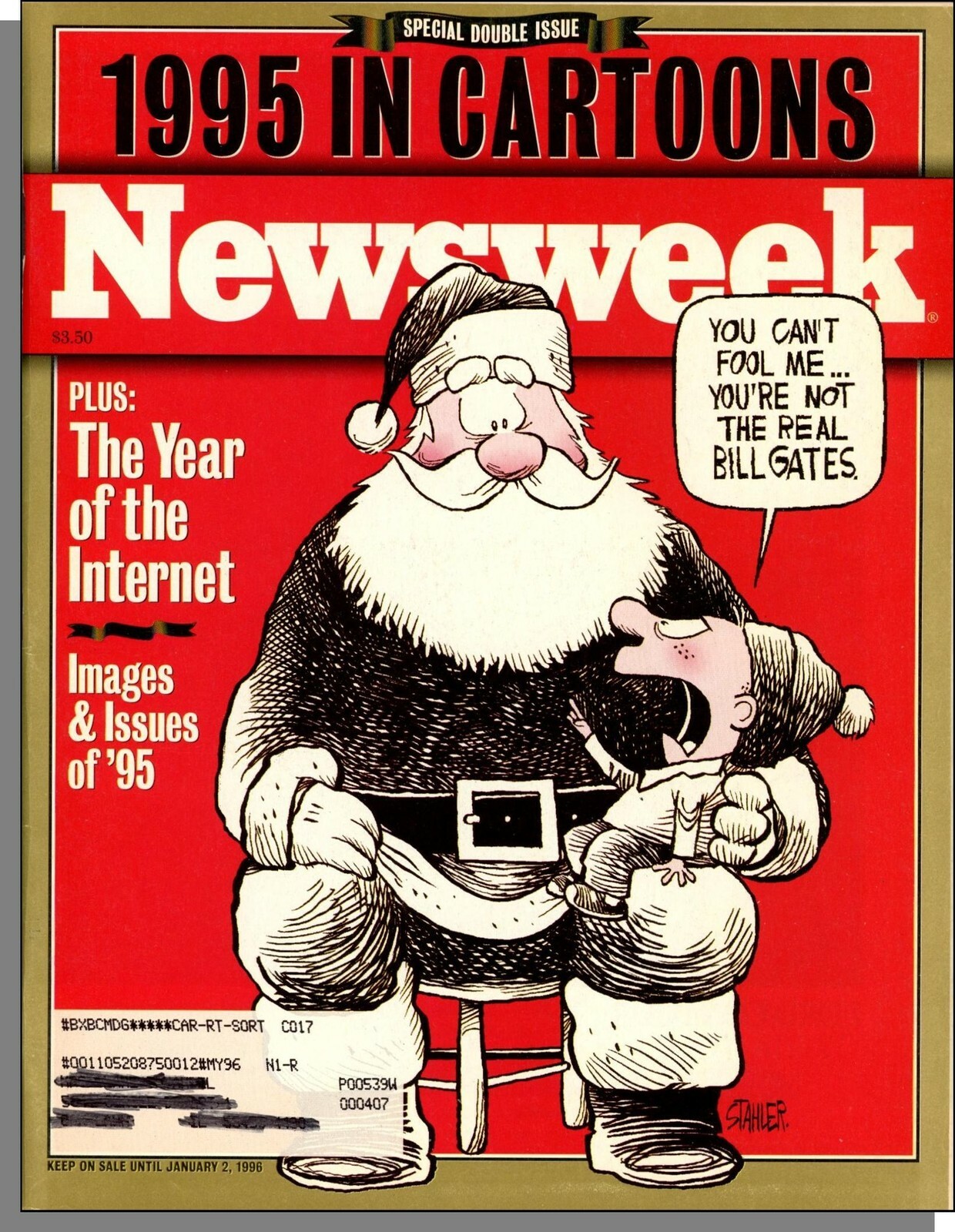 Newsweek - 1995, December 25 - The Year in Cartoons, The Year of the ...
