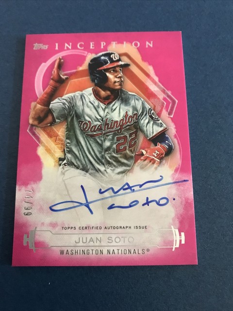 2019 Topps Inception - Rookies and Emerging Stars Autographs Magenta # ...
