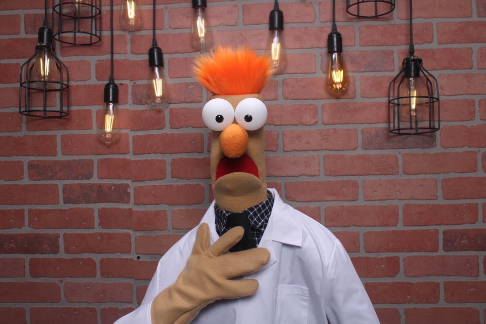 Beaker Muppet Puppet Replica | eBay