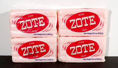 4-Pack Zote Pink Laundry Bar Soap 14.1 oz Each NEW | eBay