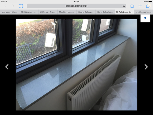 Quartz Granite Window Sills cill custom made delivery nationwide ...