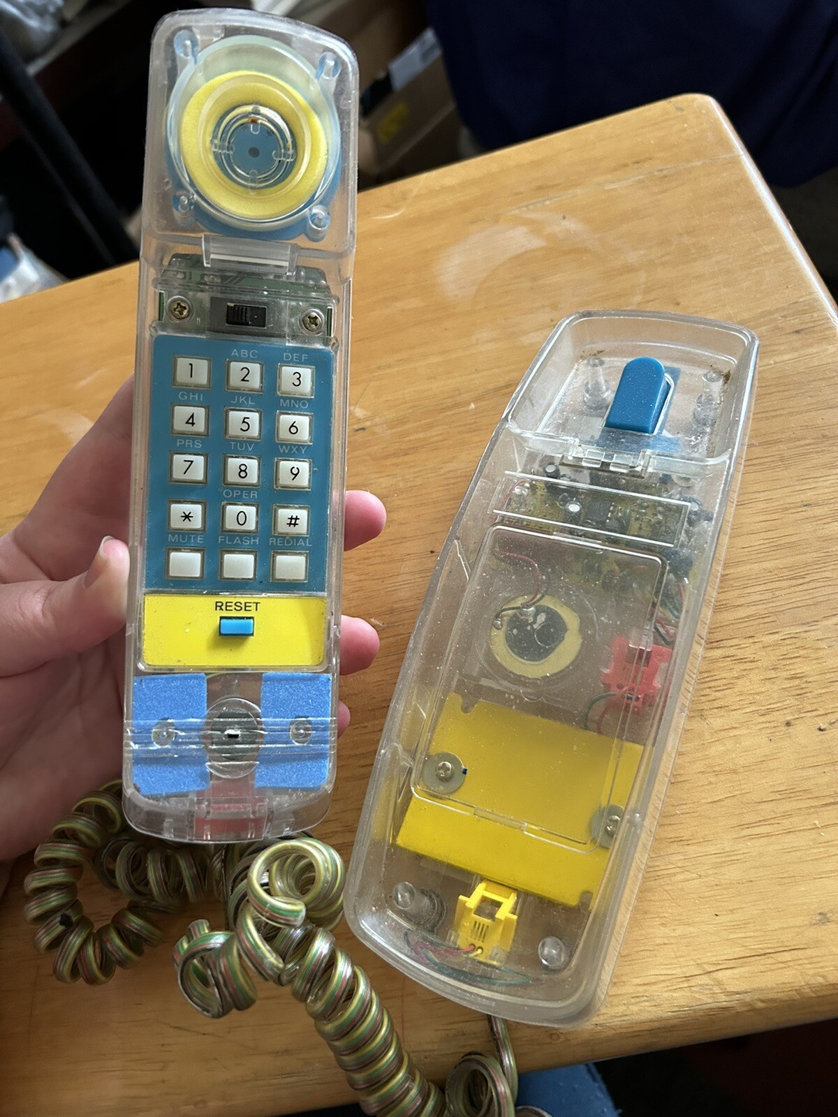 Radio Shack Clear Phone See Thru Corded Telephone Retro 1990s Retro ...