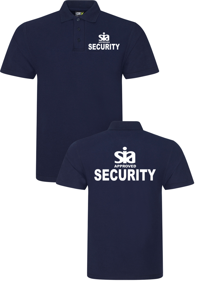 SIA APPROVED Security POLO SHIRT WORKWEAR CCTV security Staff BOUNCER ...