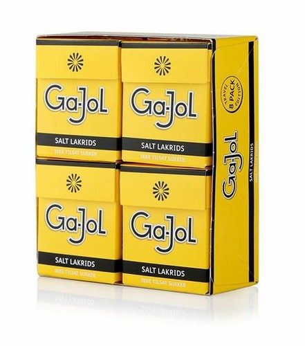 GA-JOL SALT LAKRIDS 8 Mini-Boxen - je 23g - Lakritz - Pastillen - Gajol ...