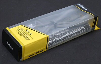 Nikon SC-18 TTL Multi-Flash Sync Cord with Original Box and ...