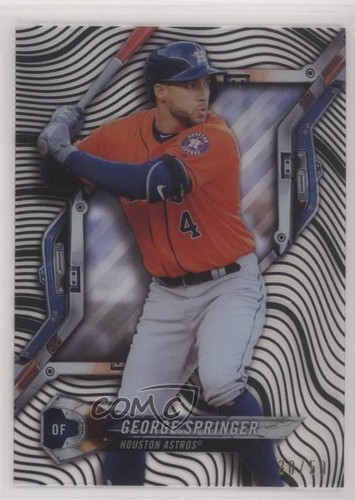 2018 Topps High Tek - George Springer #HT-GSP Pattern 1 Waves/Diagonals ...
