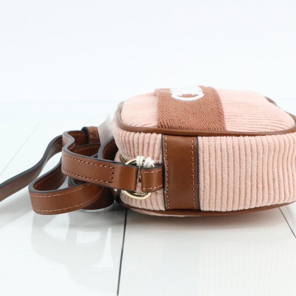 NWT CHLOÉ Light Pink Ribbed Bag With Logo | eBay