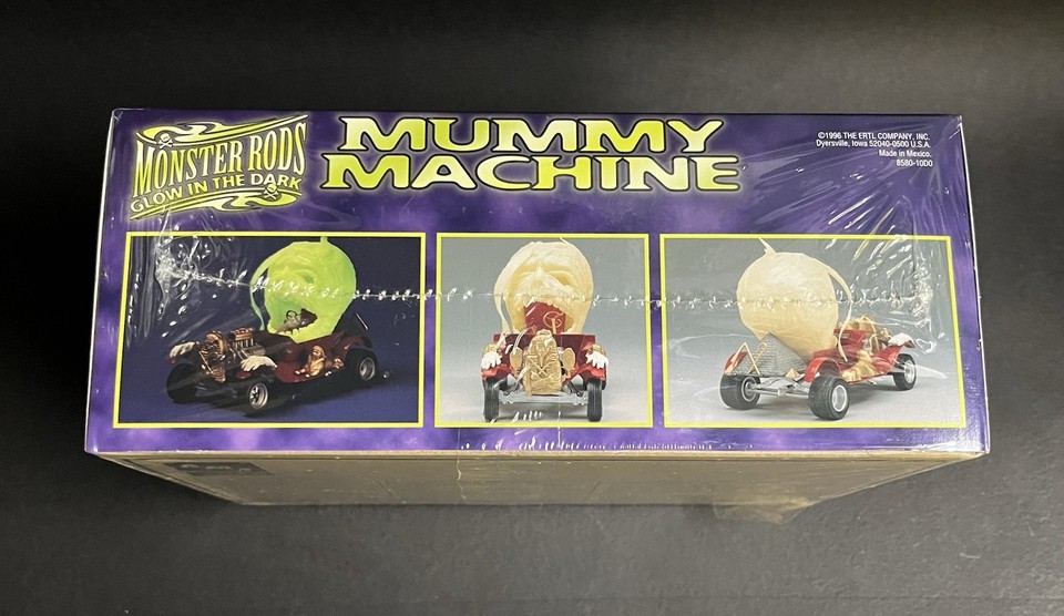 AMT Monster Rods “The Mummy Machine” Glow In The Dark Model Kit 1996 ...