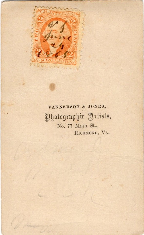 ORIGINAL CARTE DE VISITE OF CONFEDERATE NAVAL COMMANDER JOHN NEWLAND ...