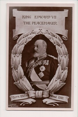 Vintage Postcard H.M. King Edward VII, The Peacemaker Memorial Postcard ...