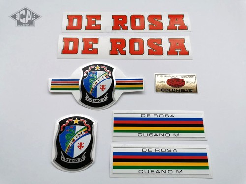 DE ROSA 60`s red decal set sticker complete bicycle FREE SHIPPING | eBay
