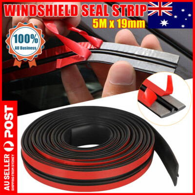 5M Window Trim Edge Moulding Rubber Weatherstrip Seal Strip Car Front ...