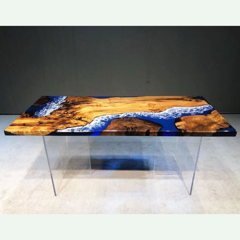 epoxy resin conference room table/epoxy resin table/ocean table epoxy ...