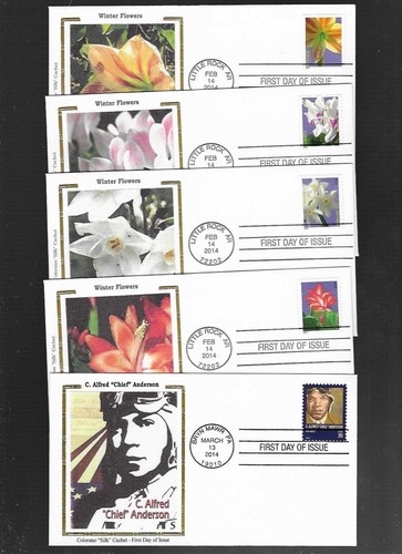 US FDC FIRST DAY COVERS COLLECTION 2014 LOT OF 21 BY COLORANO SILK | eBay