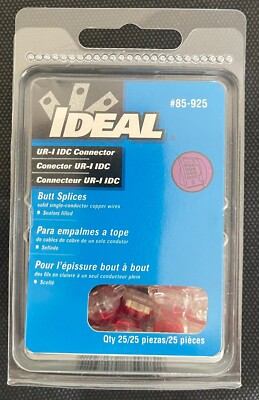 Telephone Splice Connectors 3 Wire Butt 26-19 Lot of 25 pcs Ideal 85 ...