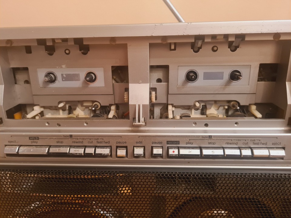 Vintage Sharp Boombox GF-777Z HAS SOUND, WORKS Stereo Cassette ...