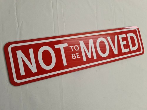 Not To Be Moved - Railway Station Classic Vintage [440 X 115 MM] | eBay UK
