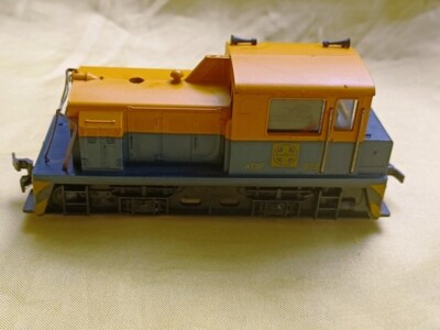 Vintage HO Scale AHM Santa Fe ATSF #332 Plymouth Industrial Switcher ...