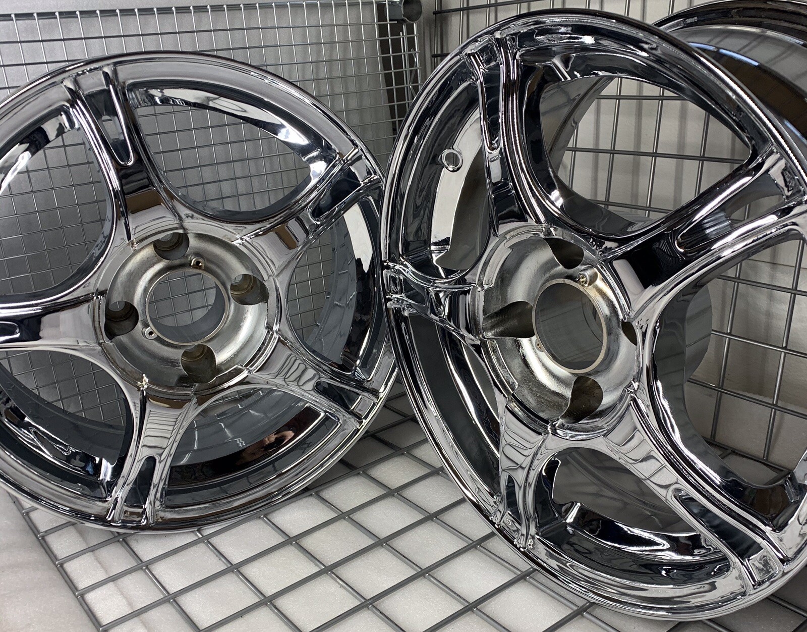 Harley LEAMAN TRIKE TRI GLIDE REAR Chrome Wheels 2000 -08 15”x7” Rims ...