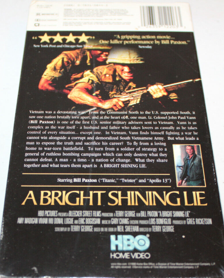 A Bright Shining Lie (New Sealed VHS 1998) Military Corruption, Self ...