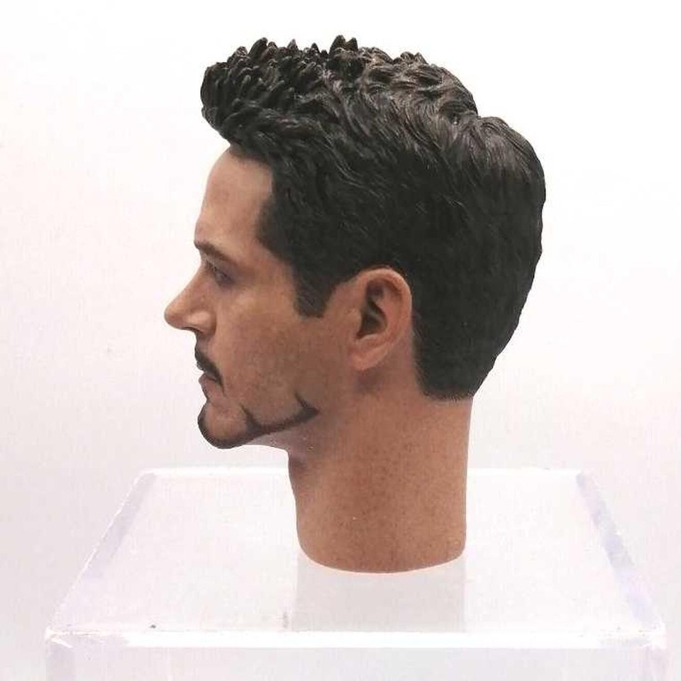 Iron Man Tony Stark Head Model Front Hot Toys Iqv21 | eBay