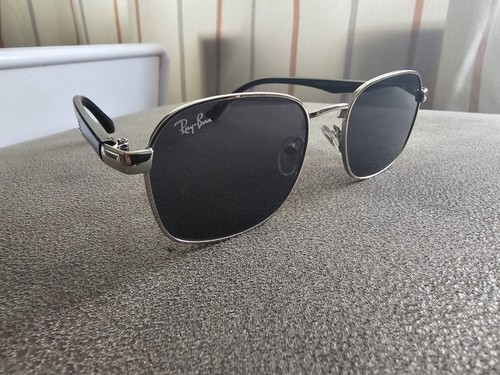 Ray-Ban Chromance RB3664-CH Polished Black Chromance Silver Lenses ...
