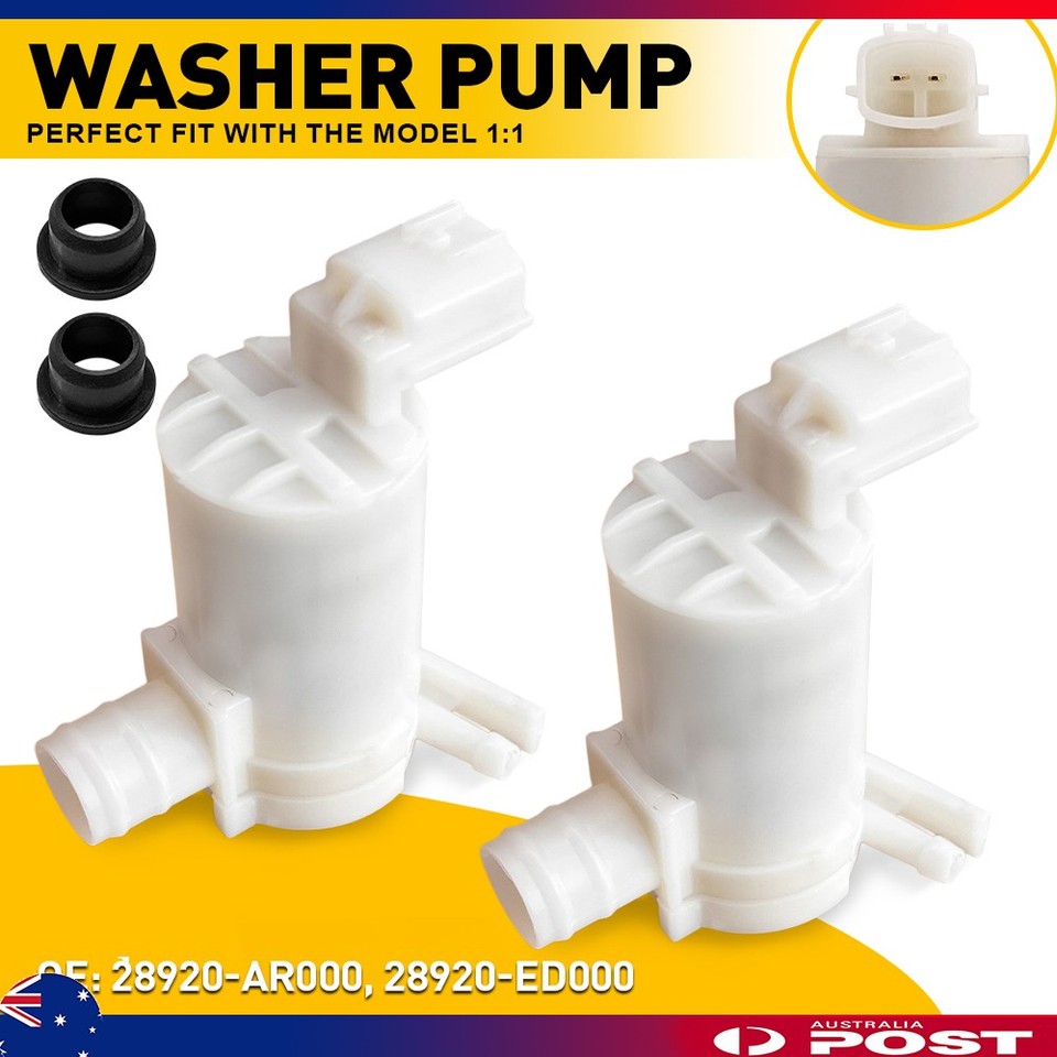 2x Windscreen Washer Pump Motor with Seal Ring For Holden Colorado RC ...