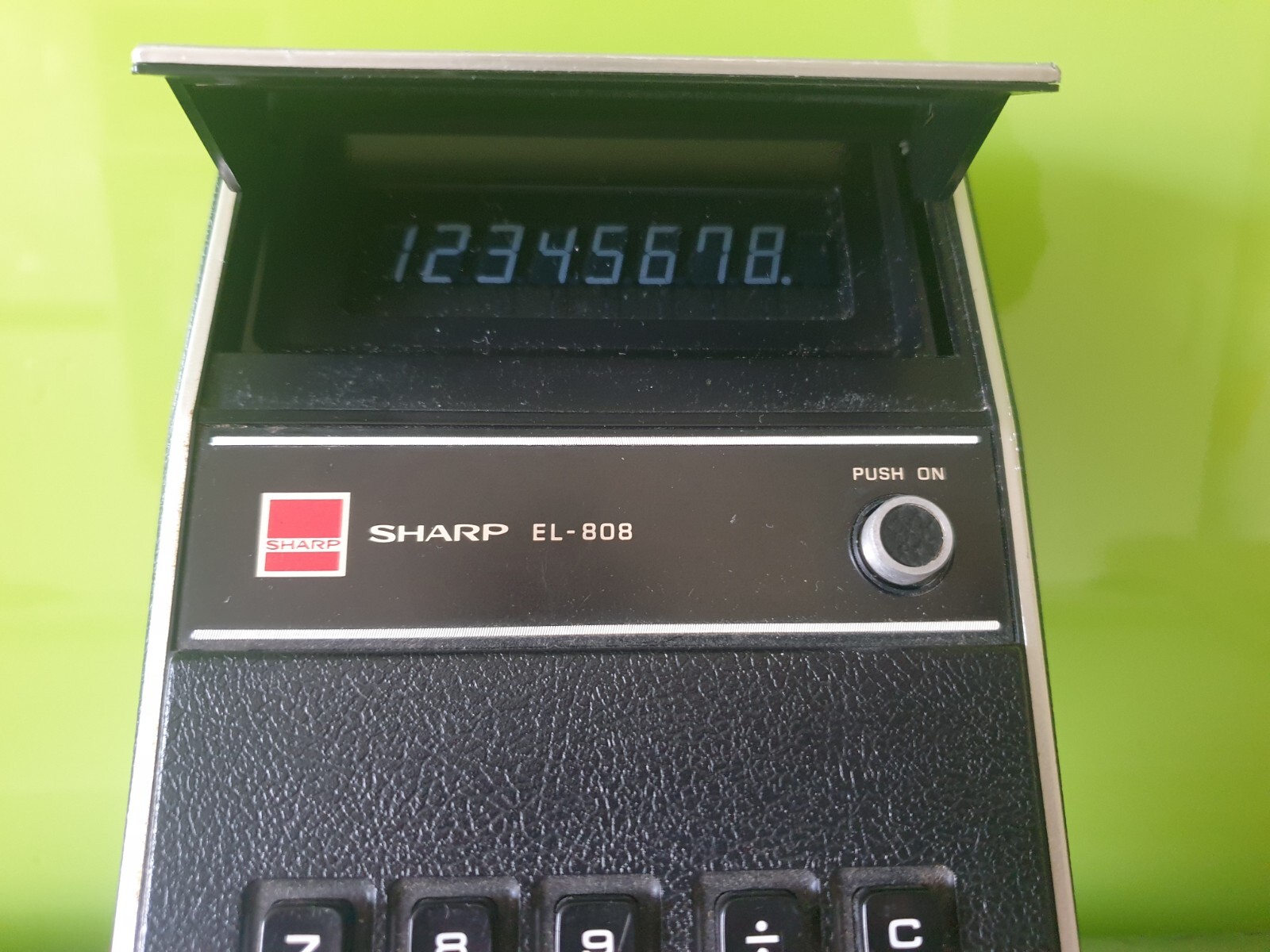 Vintage Sharp EL-808 LCD Liquid Crystal Display 1973 Calculator Tested ...
