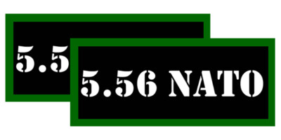 5.56 Nato Ammo Can Labels for Ammunition Case 3.5" x1.50" stickers ...