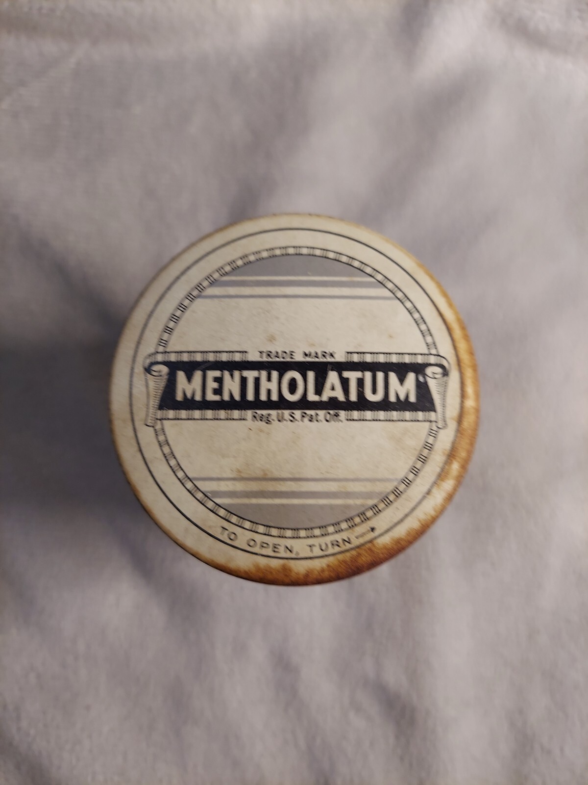 Vintage Mentholatum milk glass jar | eBay