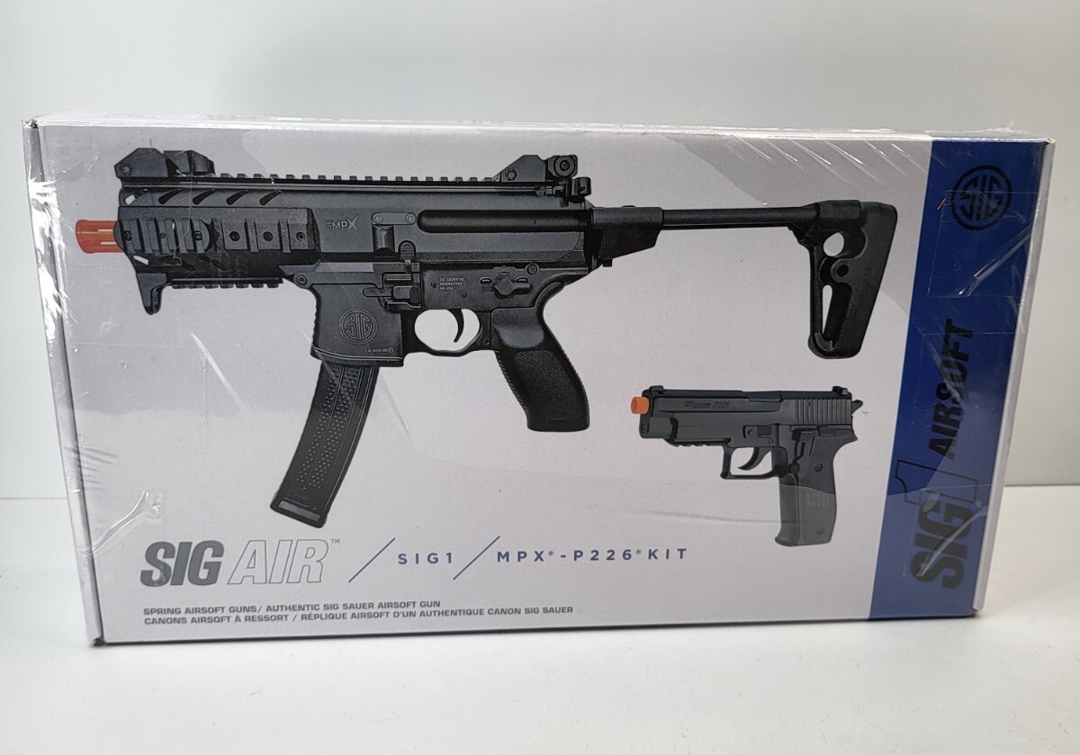 Sig Sauer SIG1 MPX 6mm Spring Airsoft Gun & P226 Pistol Bundle - (AIR ...